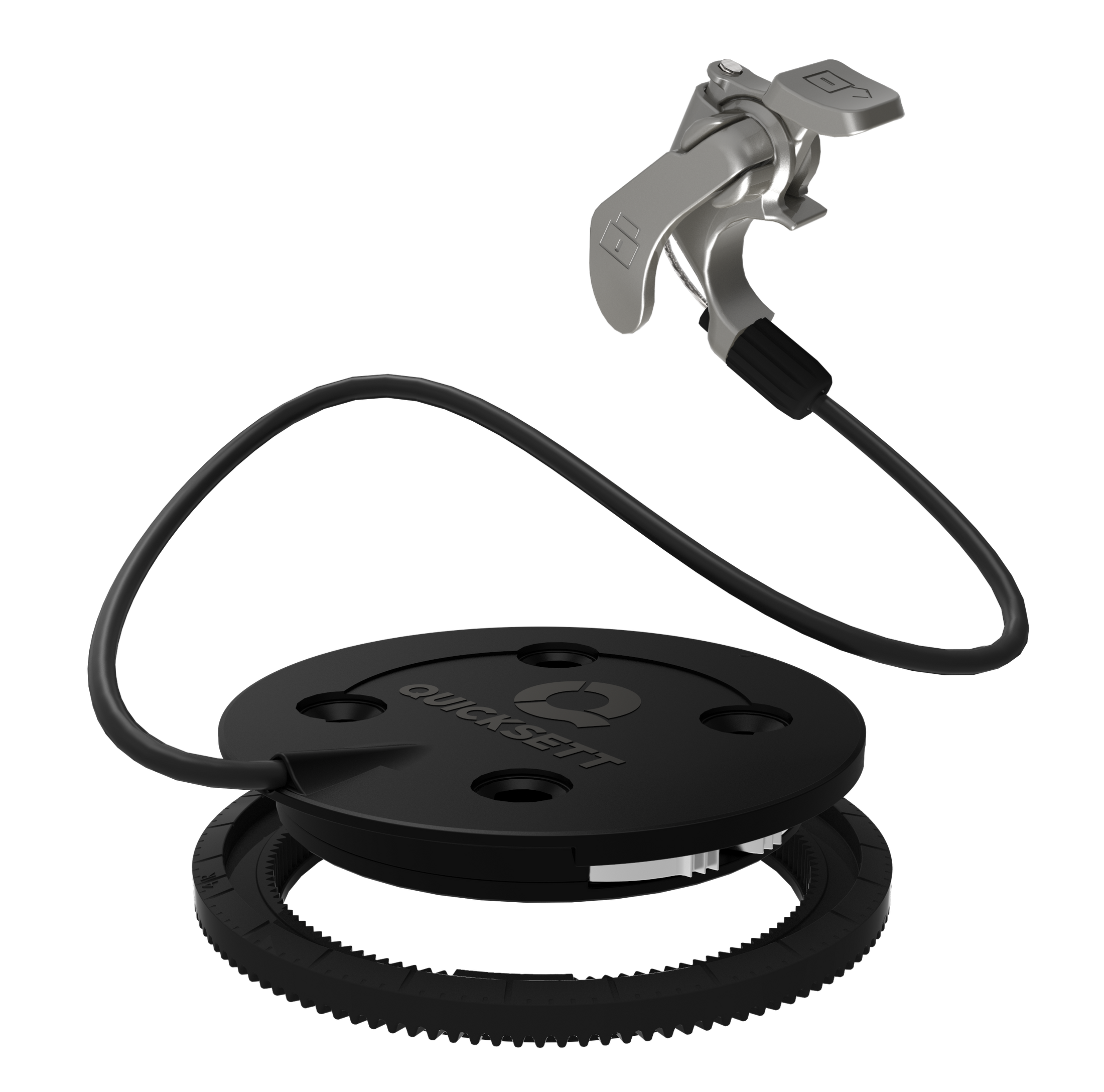 QuickSett: Rotating disc for snowboard binding – Black-Line