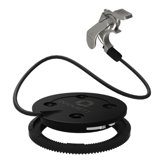 QuickSett: Rotating disc for snowboard binding – Black-Line