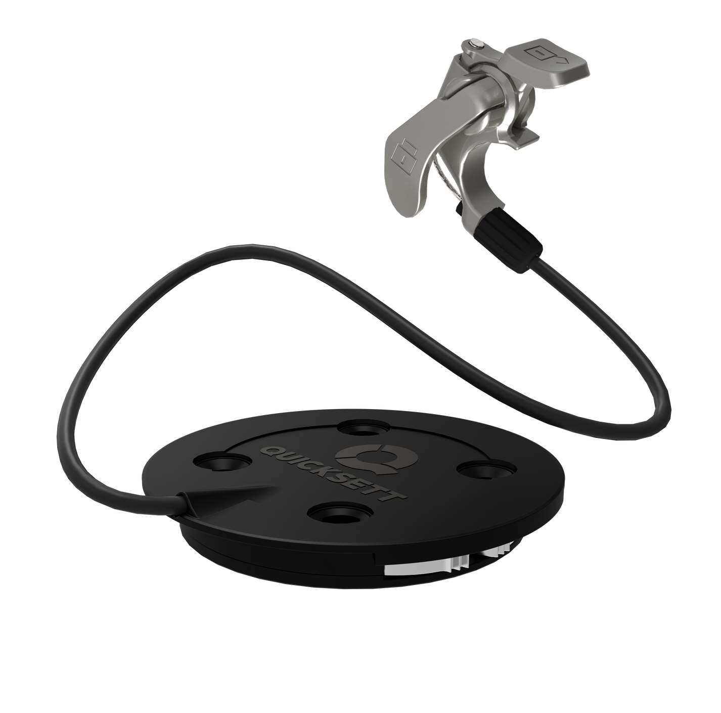 QuickSett: Rotating disc for snowboard binding – Black-Line