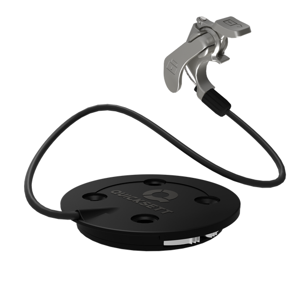 QuickSett: Rotating disc for snowboard binding – Black-Line