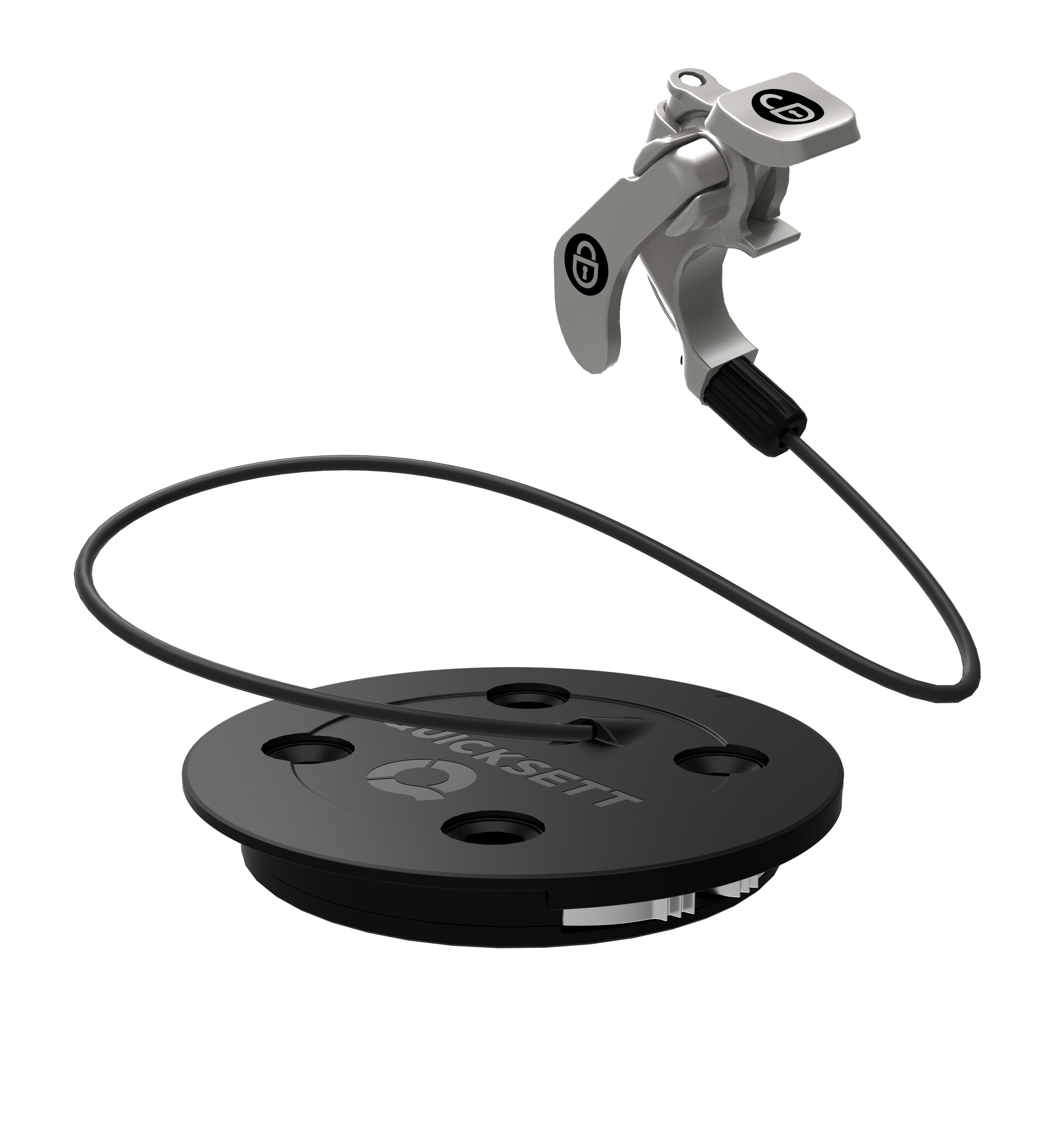 QuickSett: Rotating disc for snowboard binding – Black-Line